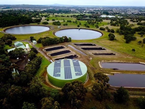 Victoria utility installs first large-scale solar system on water tank ...