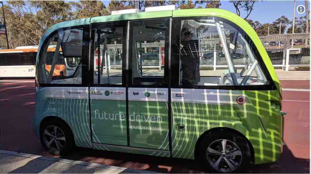"Autonobus" driverless shuttle trial kicks off at Victoria's La Trobe ...