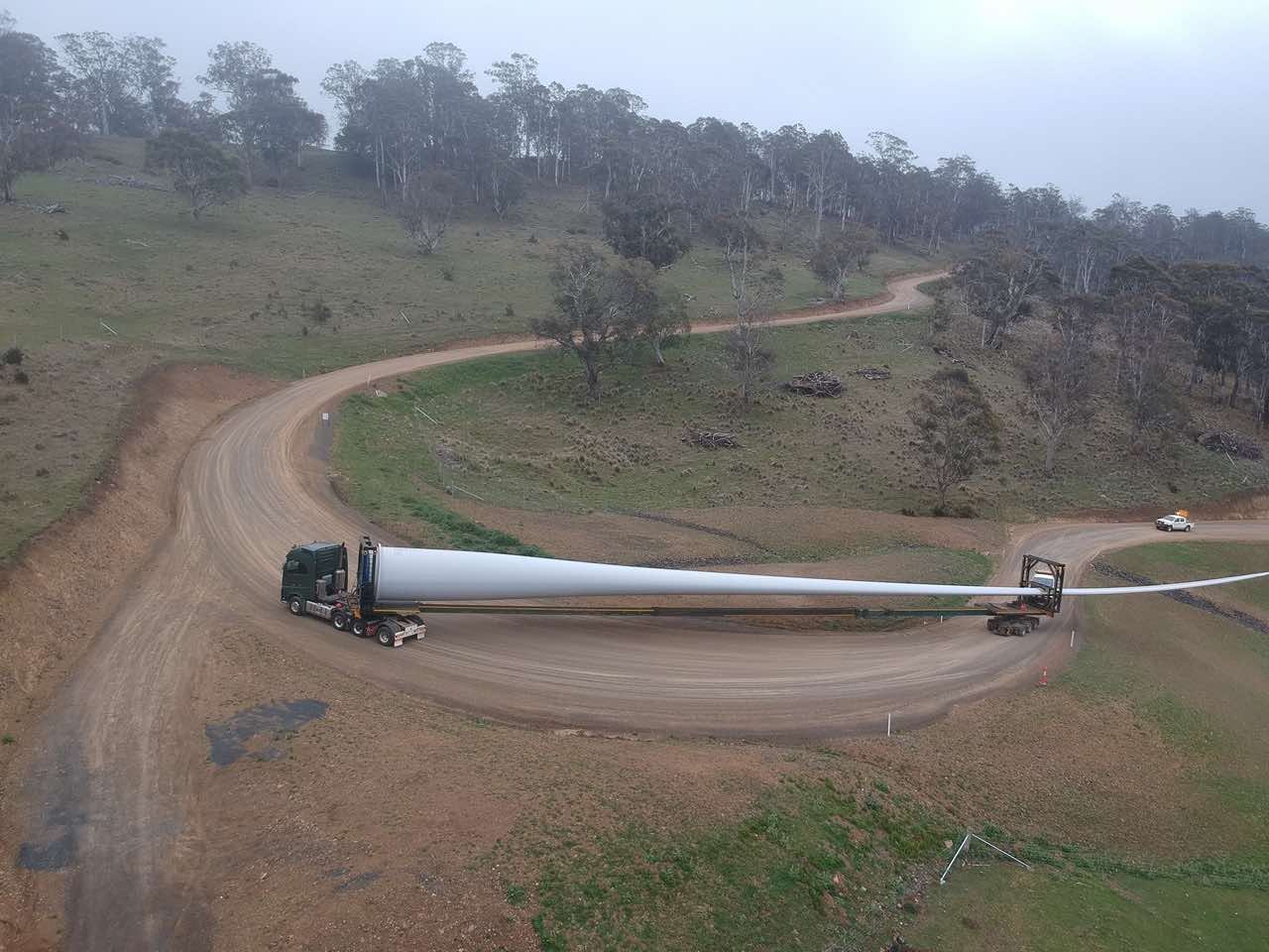 Final Goldwind wind turbine generator components delivered to Cattle ...