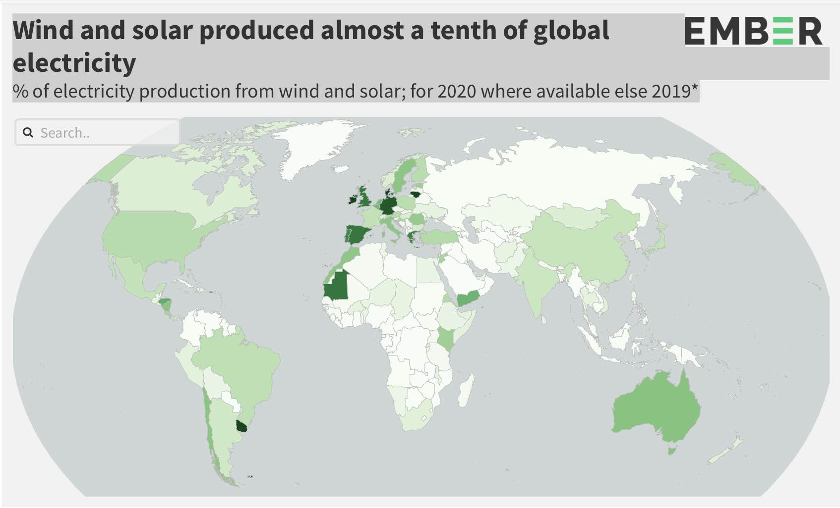 The top 15 wind and solar power countries in 2020 | RenewEconomy
