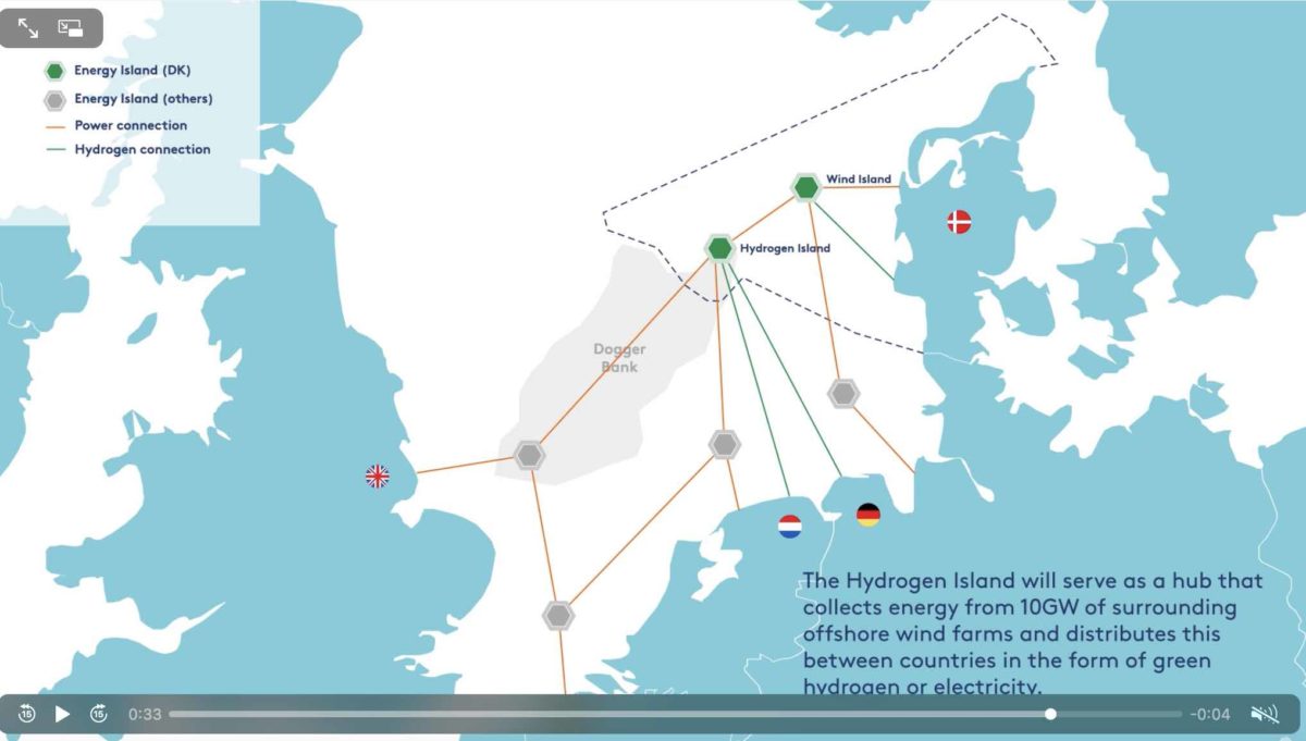Huge artificial “green hydrogen island” proposed for North Sea ...
