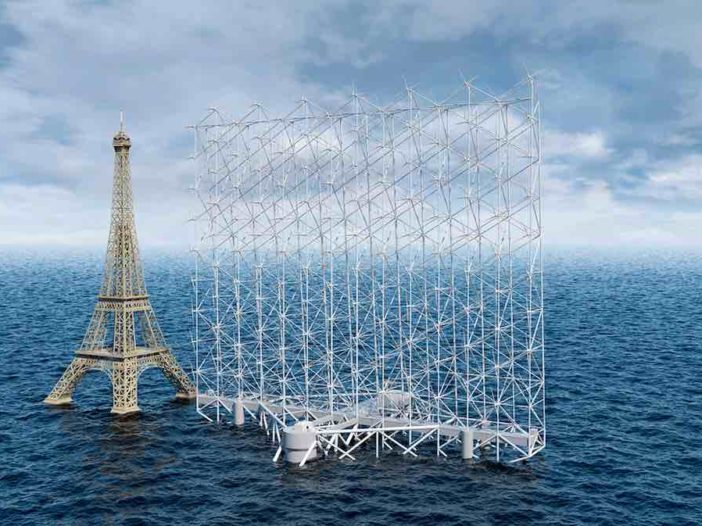 US auto giant backs niche floating wall of wind turbines technology ...