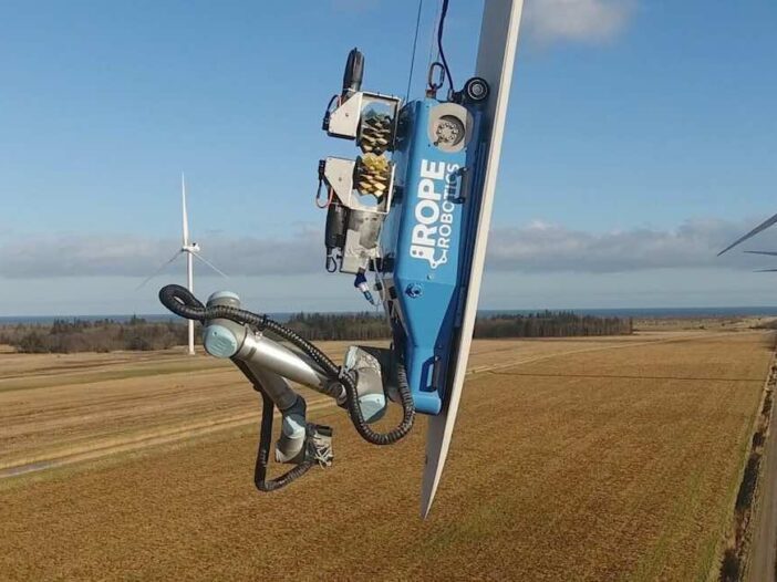 Turbine blade robot makes wind farm repairs faster, cheaper, safer ...