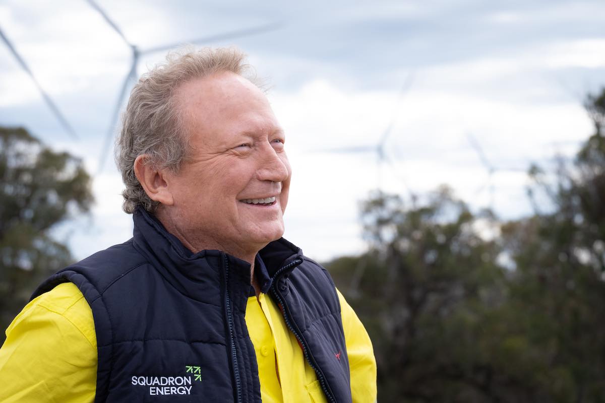 Andrew Forrest waves goodbye to "coal-fired monster" as he opens new ...