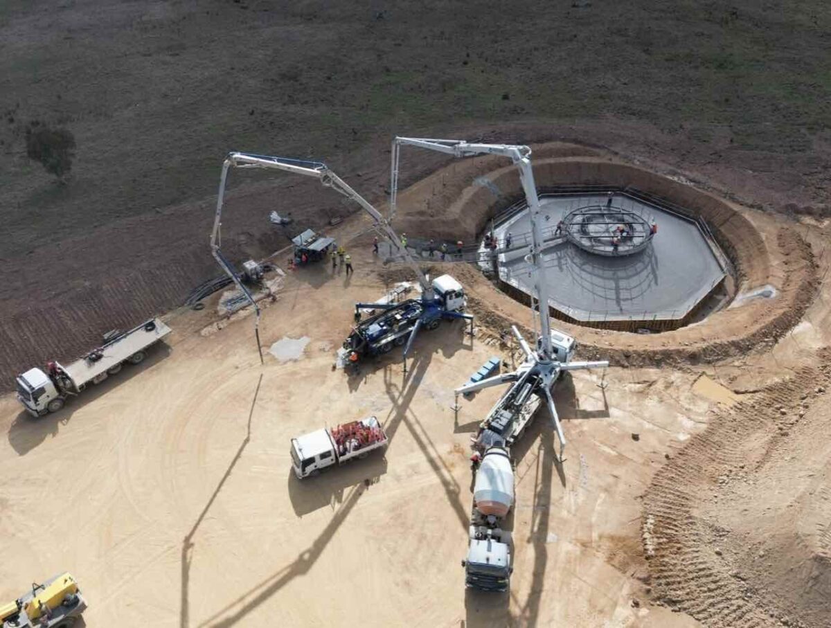 Last of 66 concrete foundations laid for biggest wind farm in NSW ...