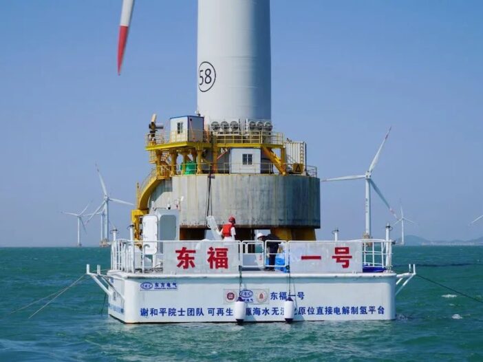 Scientists produce green hydrogen directly from seawater at offshore ...